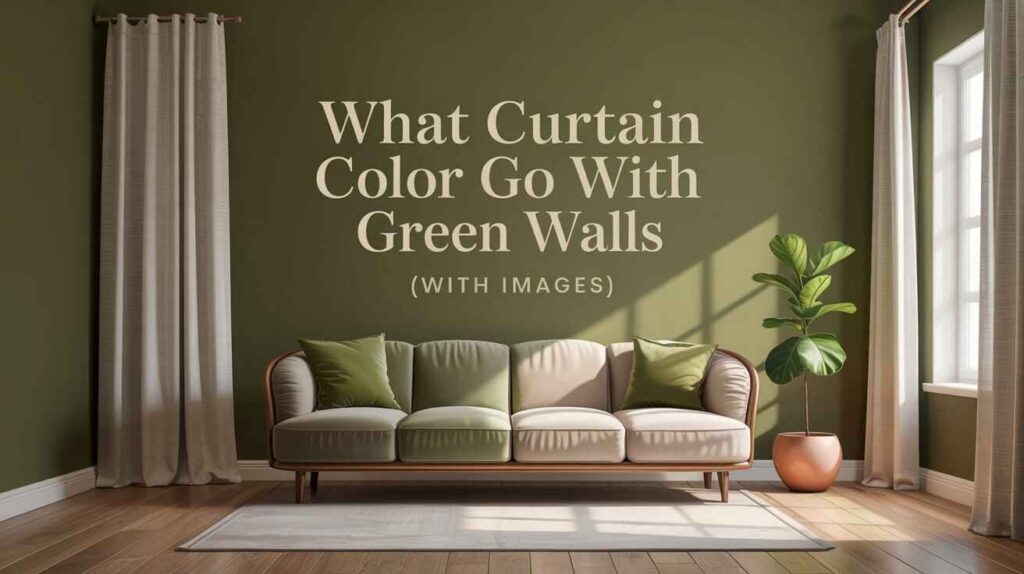 Curtain Color Ideas for Green Walls [With Photos]