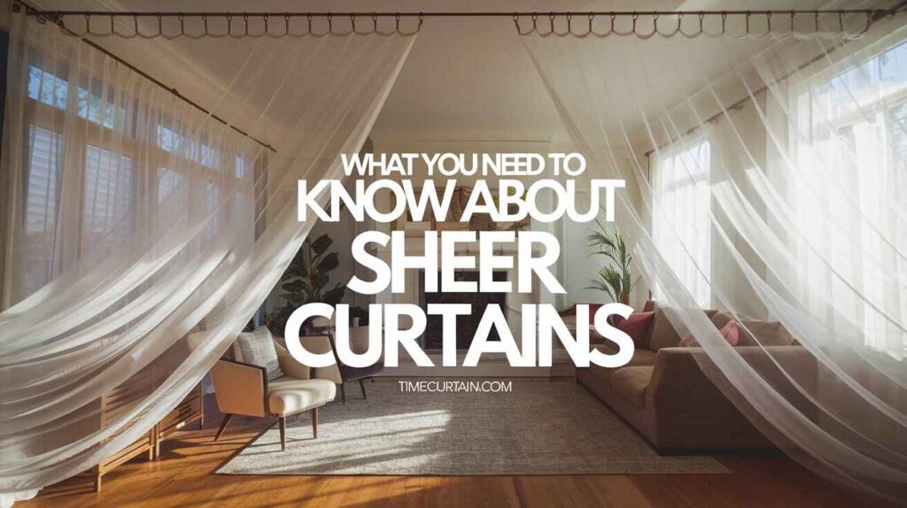 What You Need to Know About Sheer Curtains. - time curtain
