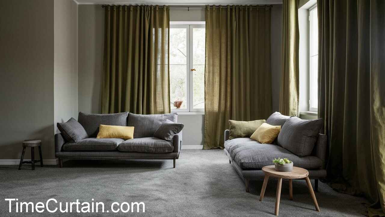 What Color Curtain Go With Grey Carpet? (With Images) - time curtain