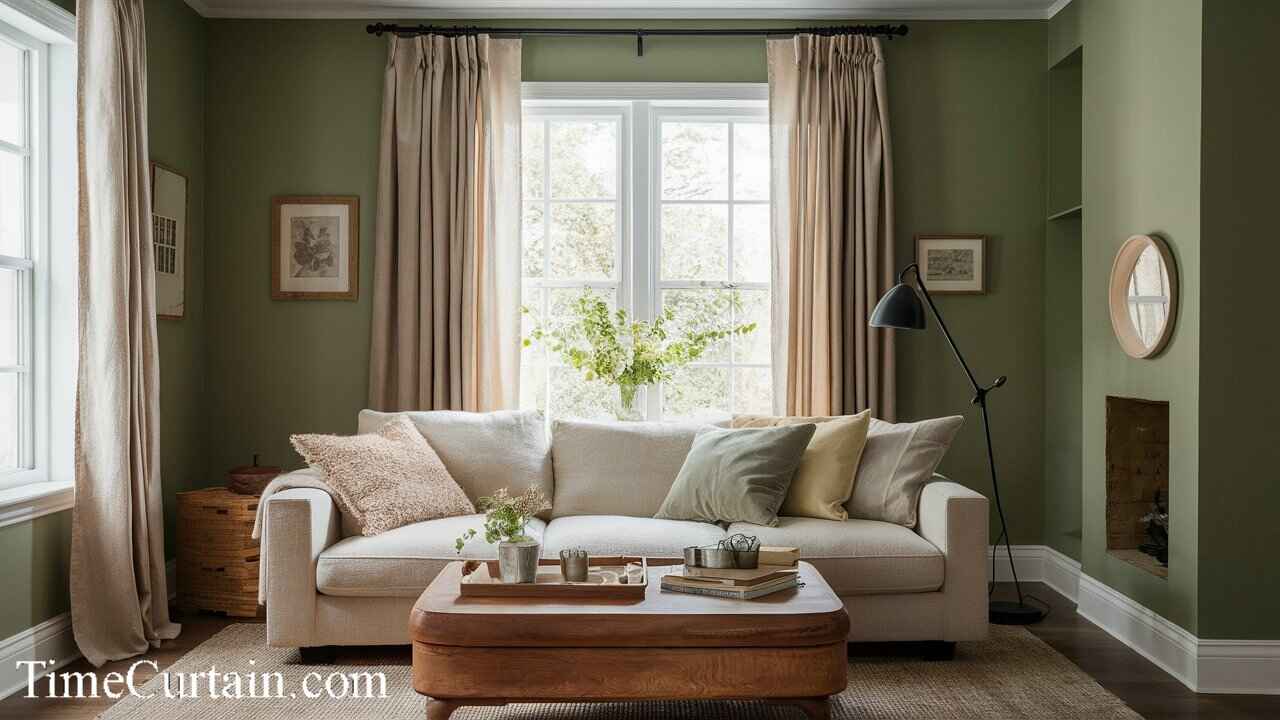 Curtain Color Ideas for Green Walls [With Photos]