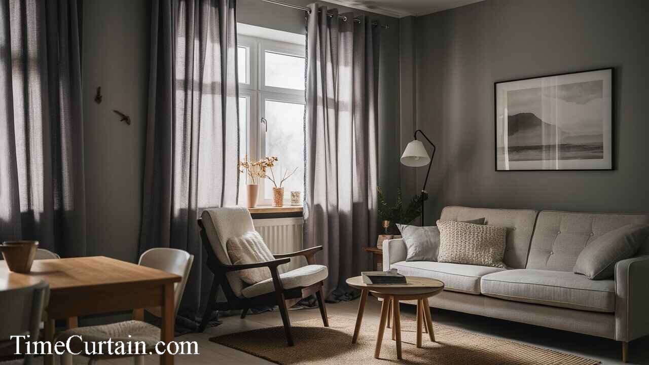 What Color Curtains Go With Grey Wall (With Images) - time curtain