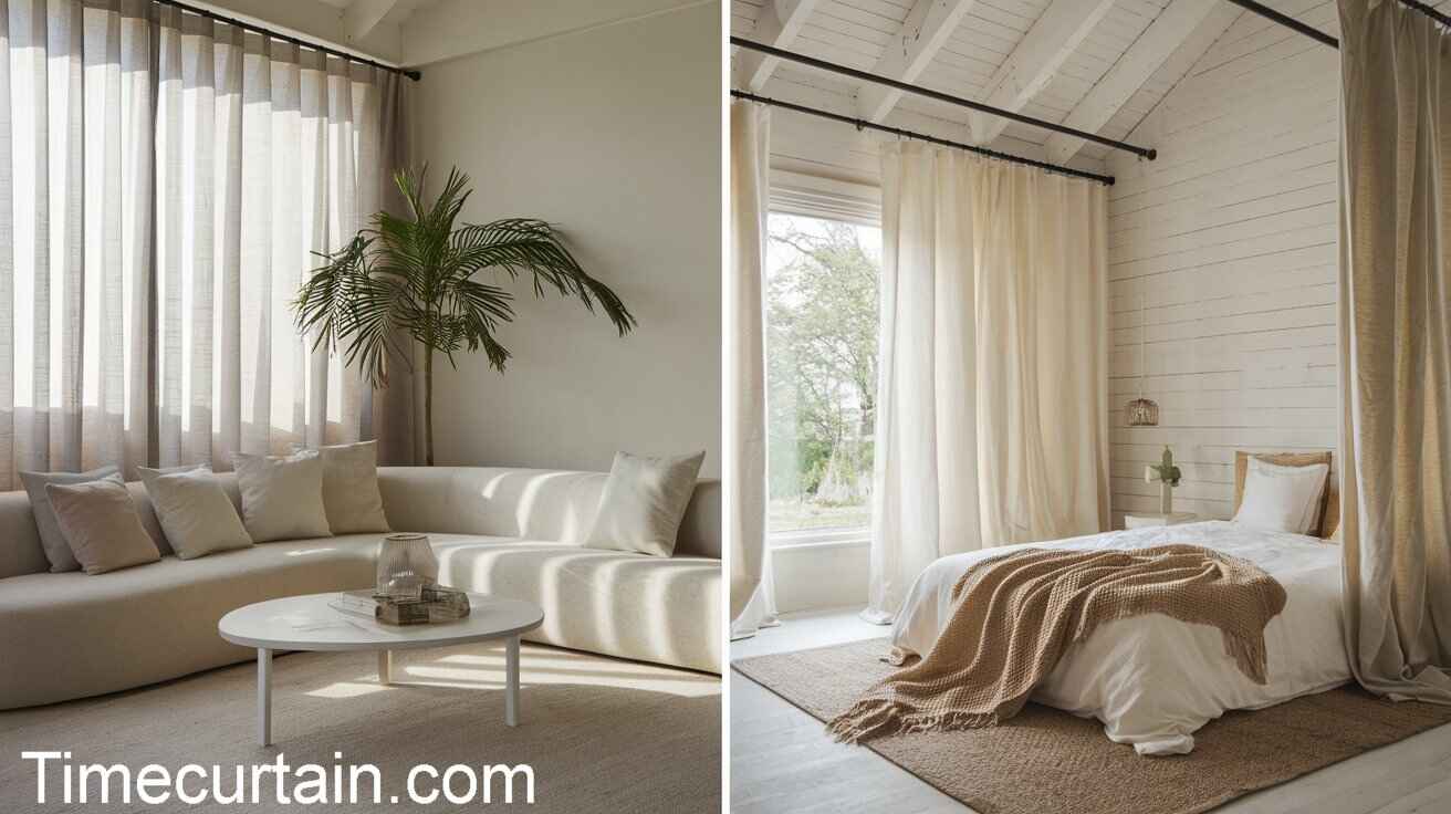 Linen Curtains vs Cotton Curtains: Which is Better? - time curtain