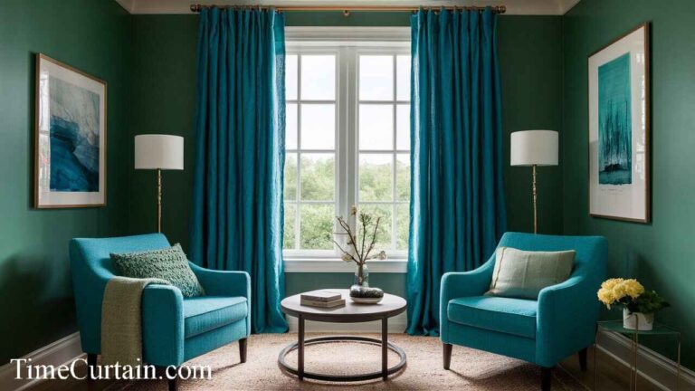 Curtain Color Ideas for Green Walls [With Photos]